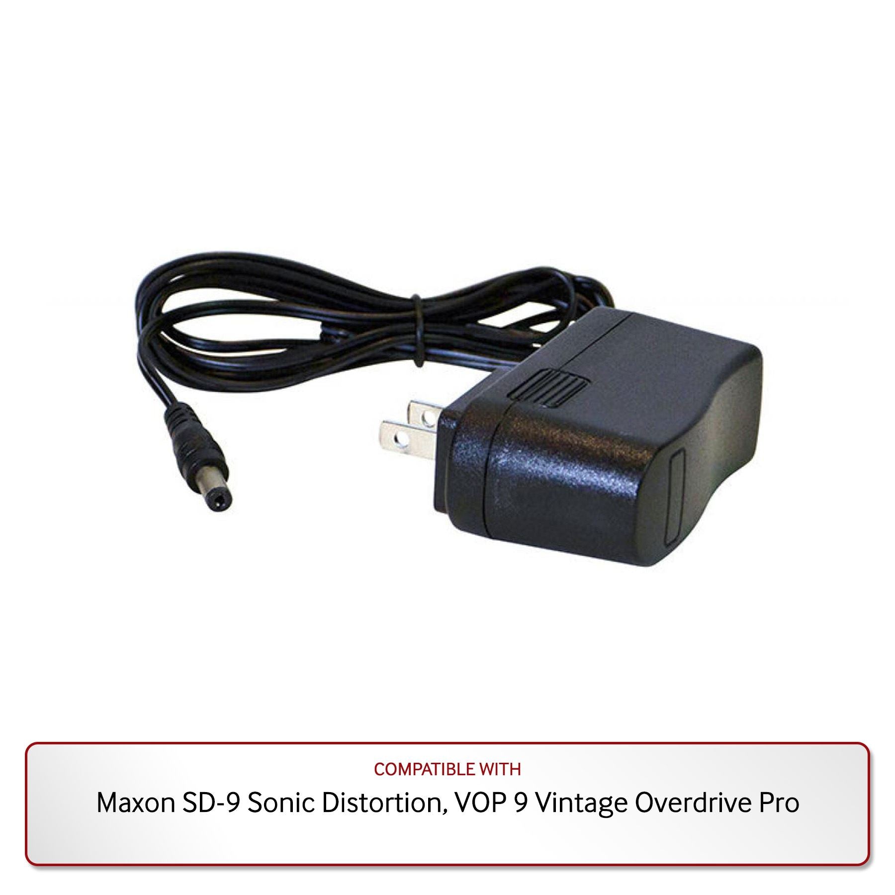 9V Power Supply for Maxon SD-9 Sonic Distortion and VOP 9 Vintage Over – Pixel Pro Audio