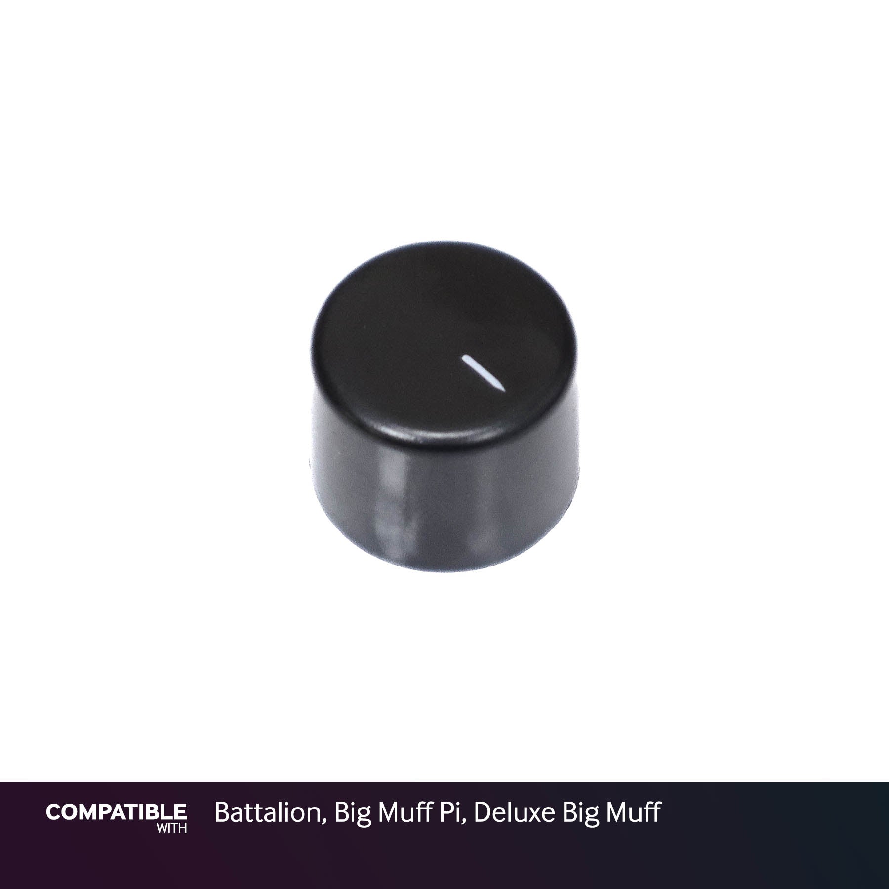 Electro-Harmonix Black Knob for Battalion, Big Muff Pi, Deluxe Big Muf ...