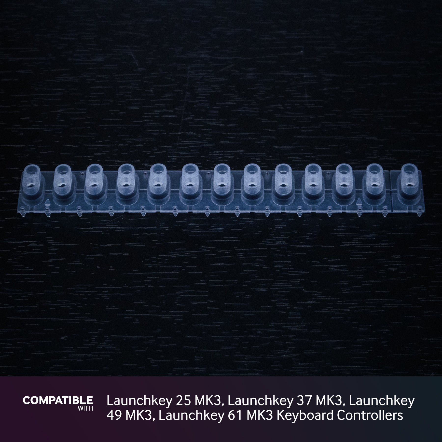 Novation Rubber Key Contact Strip for Launchkey 25 MK3, Launchkey 37 M ...