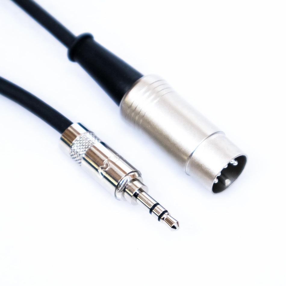 RapcoHorizon 1/8" TRS MIDI (Type-A) to 5-Pin MIDI DIN Male Cable, 20-F ...