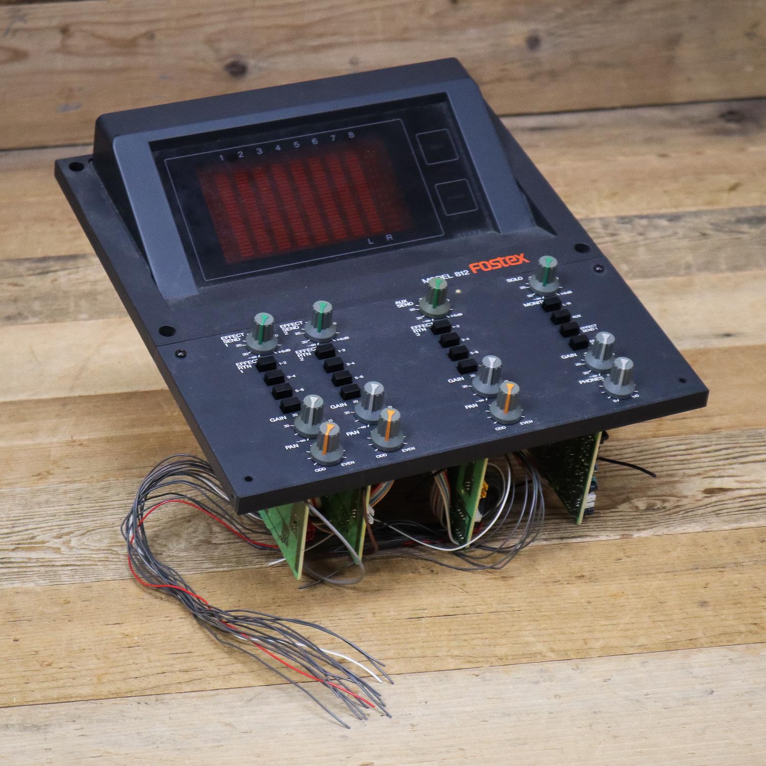 Fostex Model 812 Display Control Panel Section – Pixel Pro Audio