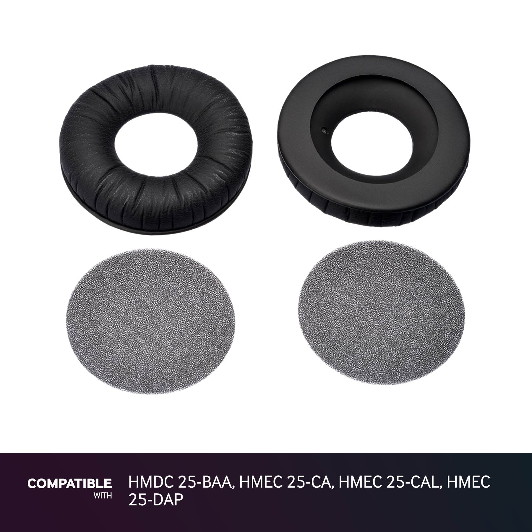 Sennheiser Ear Pads for HMDC 25-BAA, HMEC 25-CA, HMEC 25-CAL, HMEC 25 ...