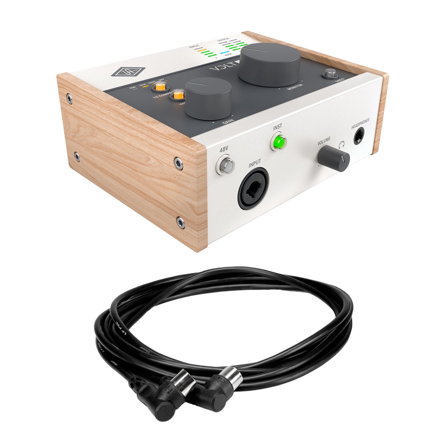 Universal Audio Volt 176 USB-C Audio Interface Bundle with MIDI Cable ...