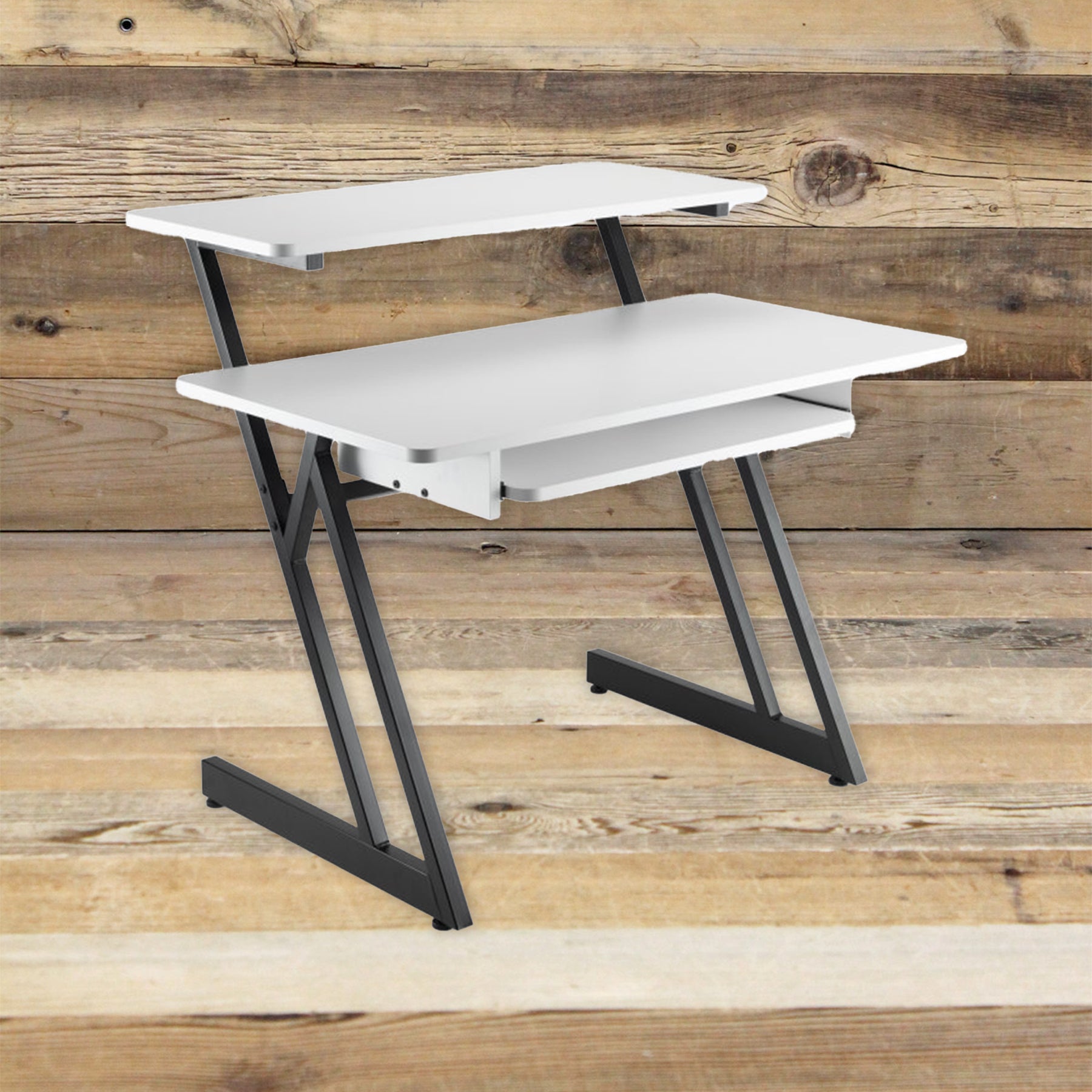 Open Box On-Stage WS7500W White Studio Desk Workstation – Pixel Pro Audio