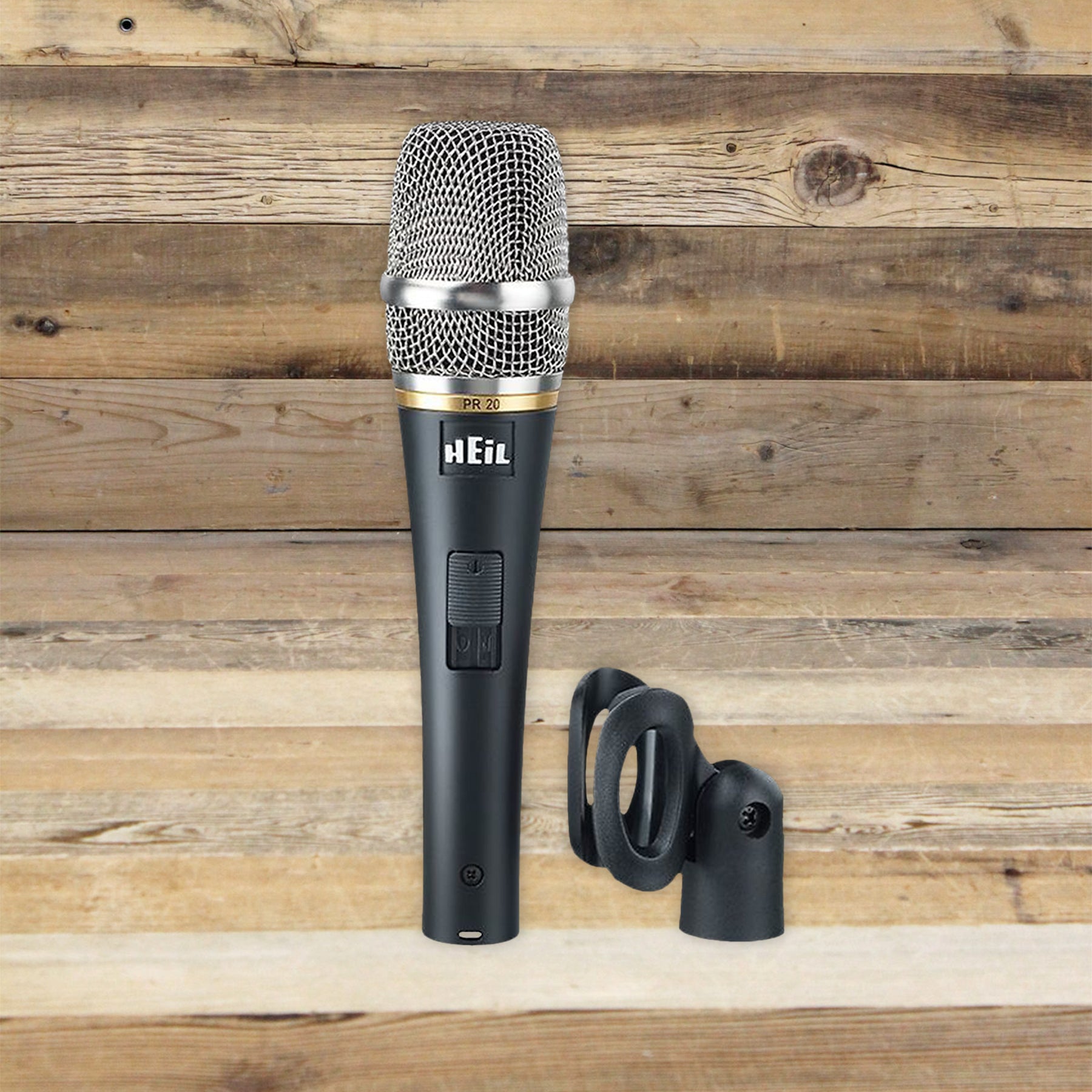 Open Box Heil PR 20 SUT Utility Dynamic Handheld Microphone with On/Of ...