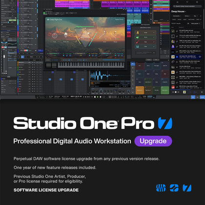 PreSonus Studio One Pro 7 Upgrade, Perpetual License - Digital Downloa ...