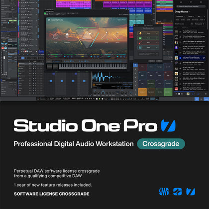 PreSonus Studio One Pro 7 Crossgrade, Perpetual License - Digital Down ...