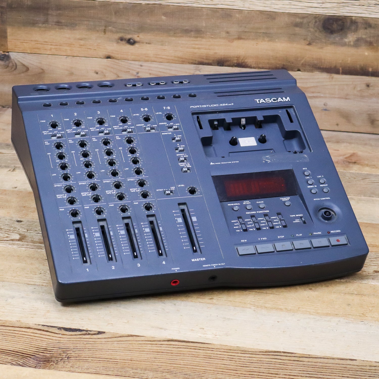 As Is Tascam 424 MK2 Portastudio 4-Track Analog Tape Cassette Recorder ...