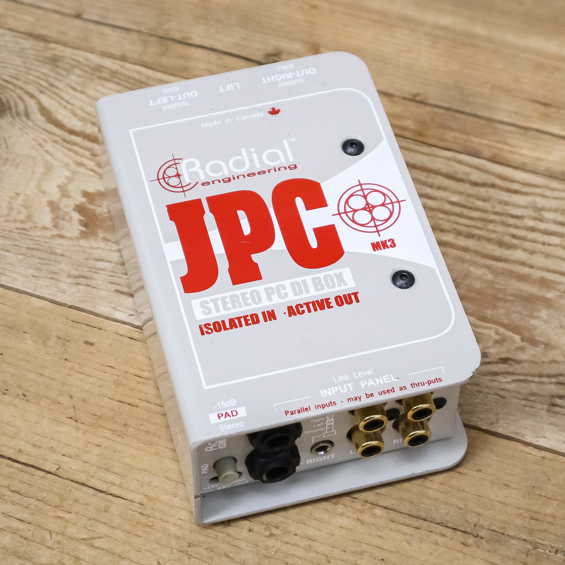 Radial Engineering JPC Stereo PC Computer Direct Box – Pixel Pro Audio