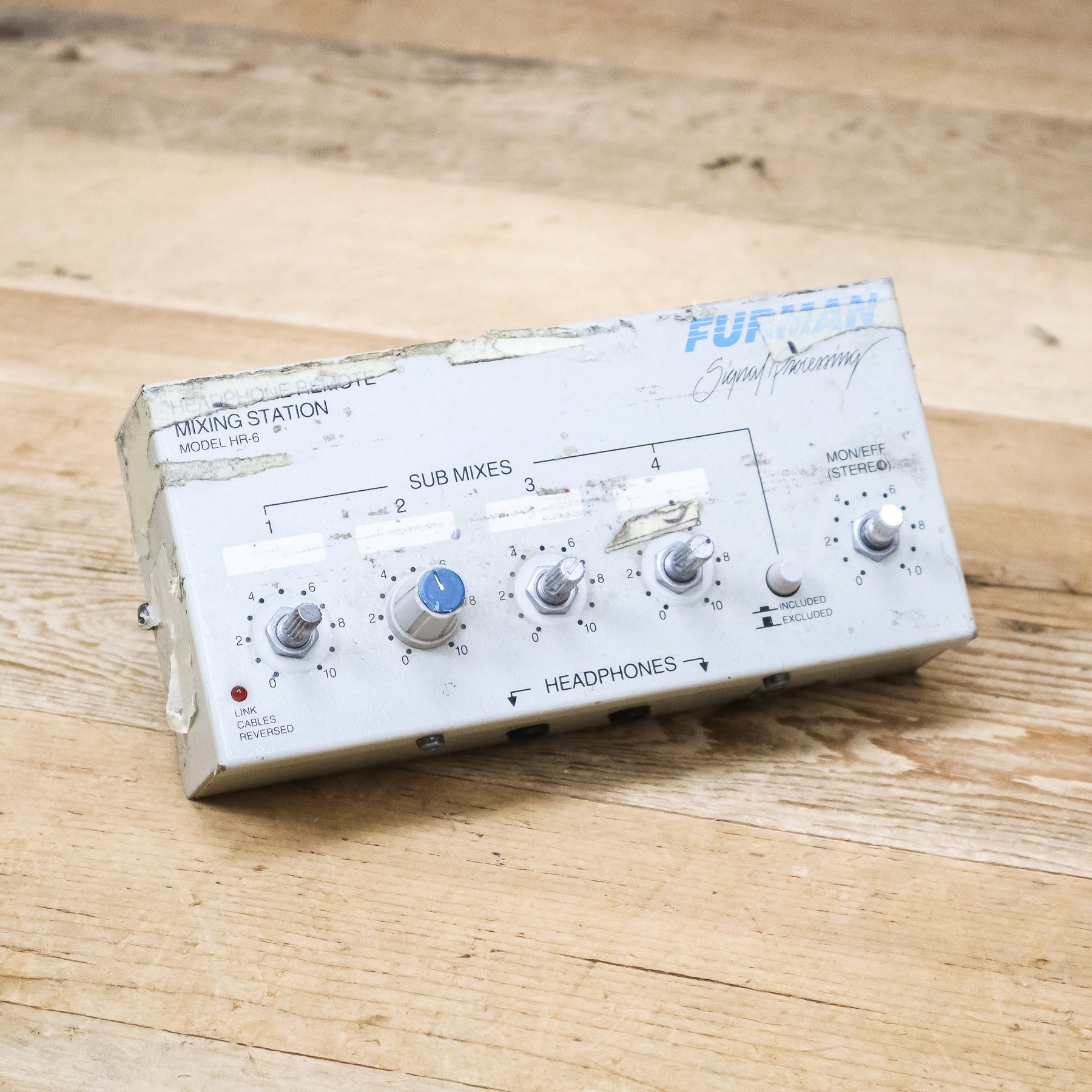As Is Furman HR6 Personal Headphone Mixer – Pixel Pro Audio