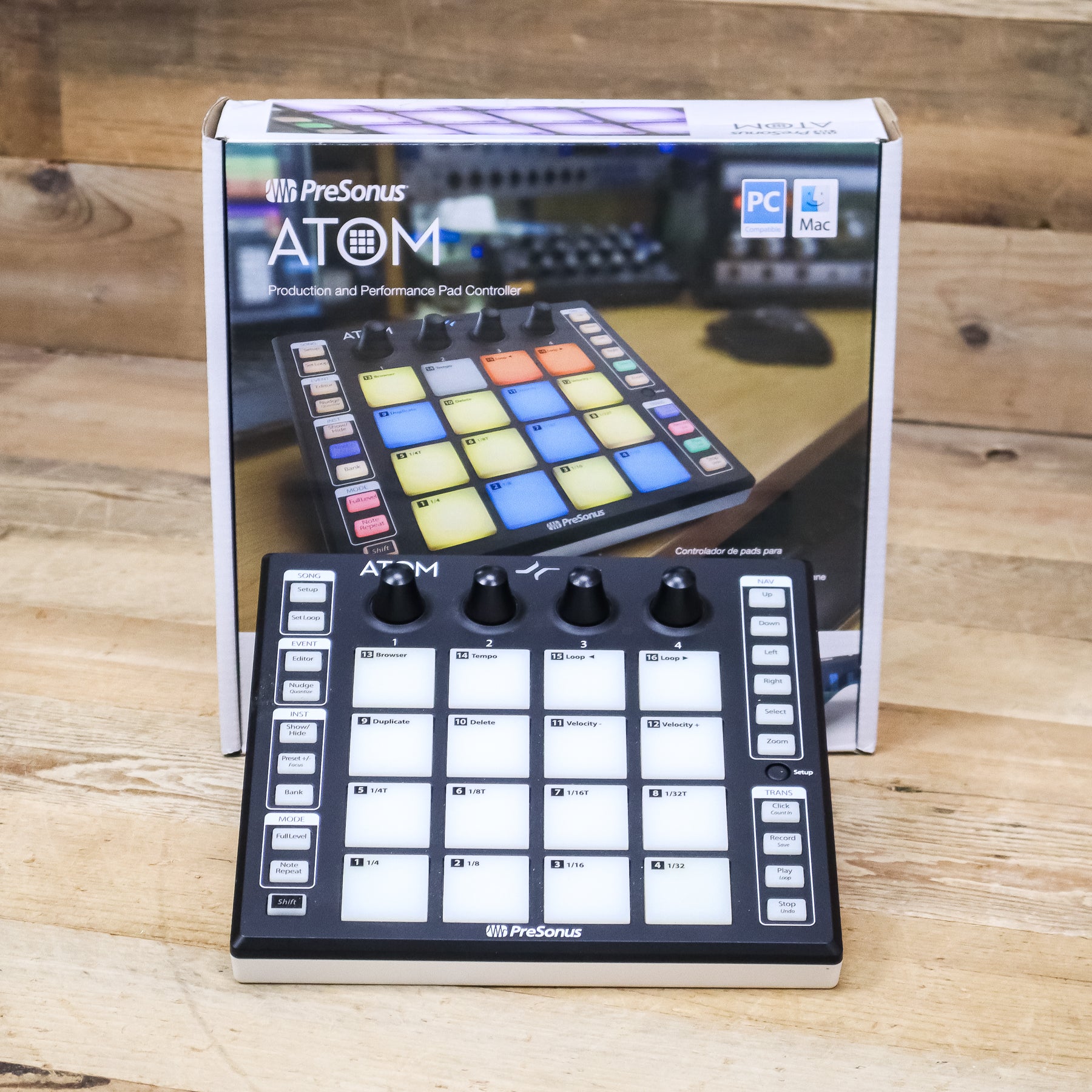 PreSonus ATOM USB MIDI Pad Controller Control Surface – Pixel Pro Audio