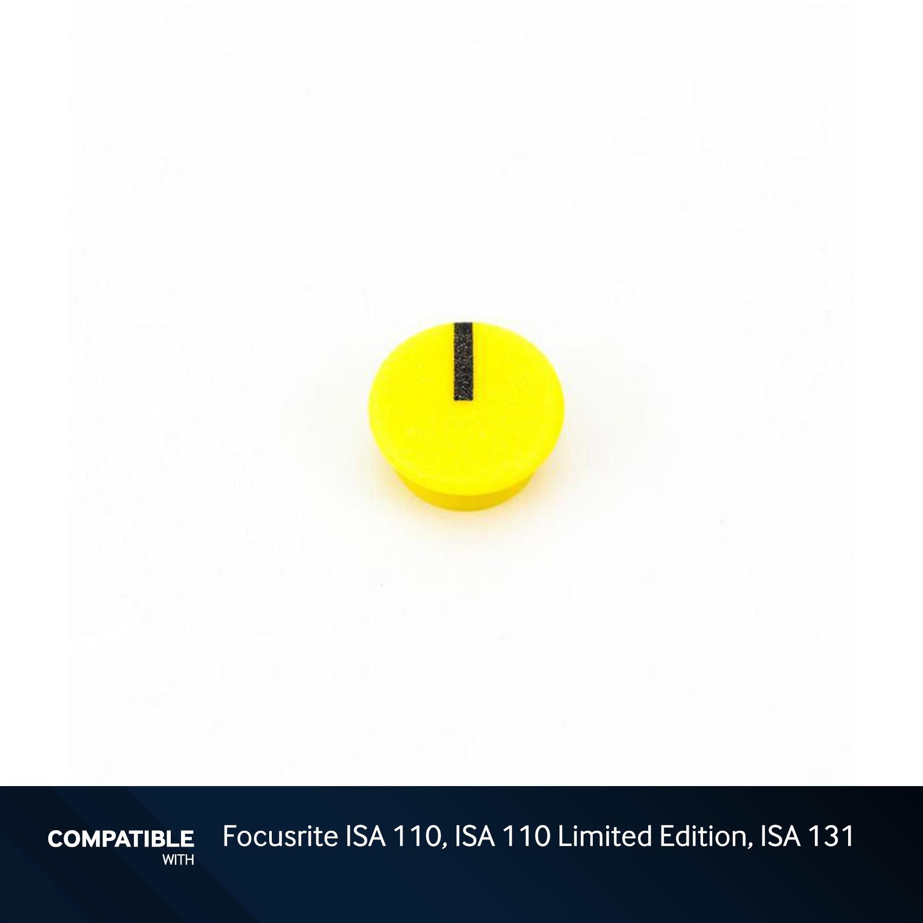 Yellow Knob Cap for Focusrite ISA 110, ISA 110 Limited Edition, ISA 13 ...