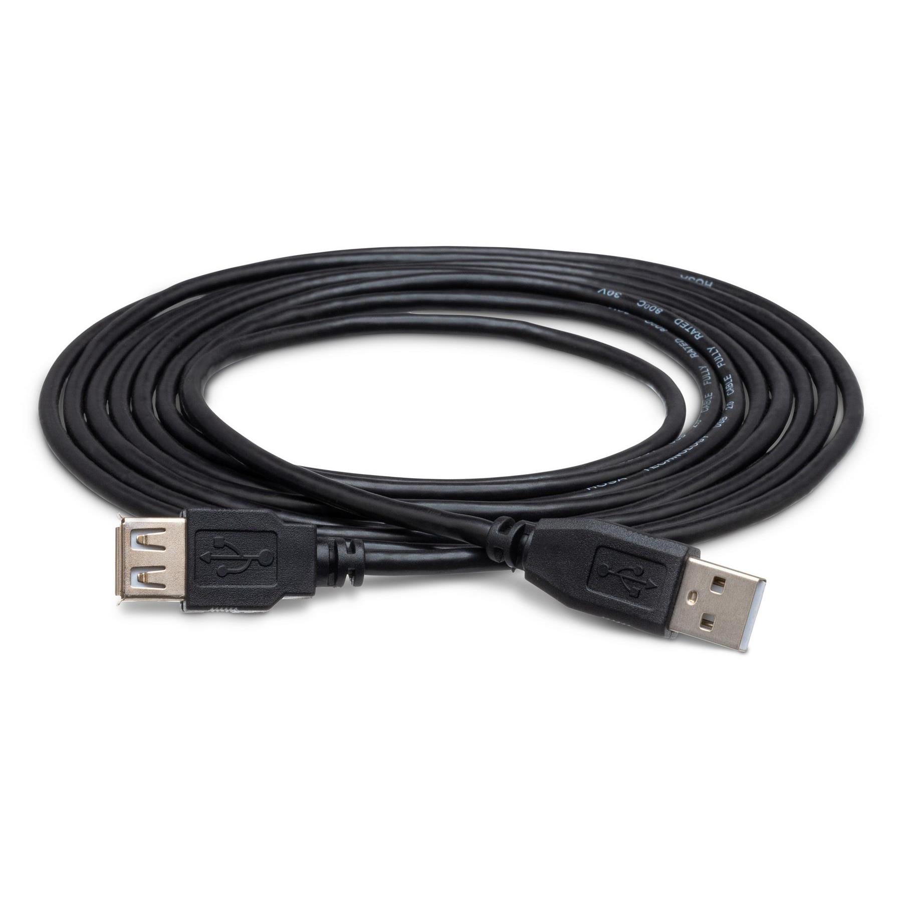 Hosa USB-205AF 5-foot USB USB-A Male to USB-A Female Extension Cable ...