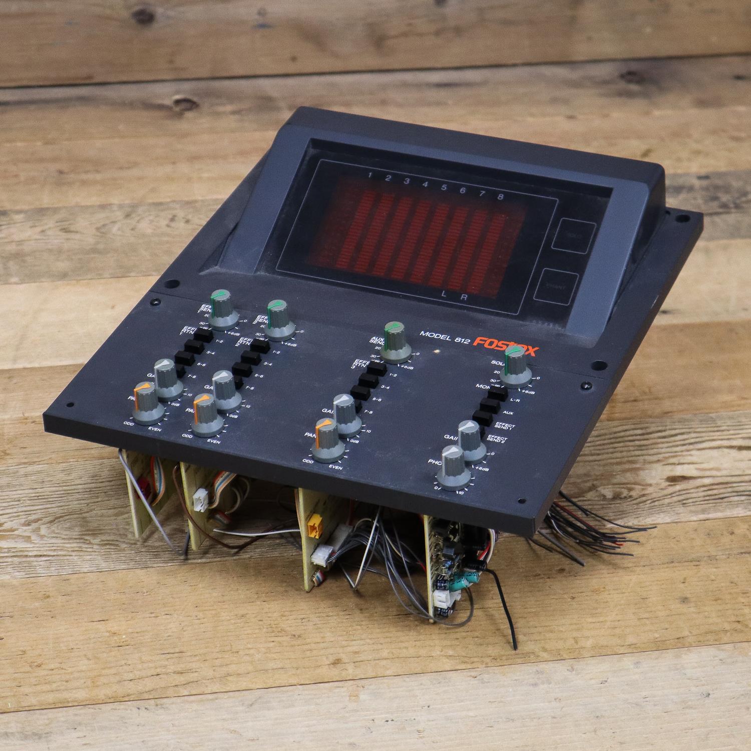 Fostex Model 812 Display Control Panel Section – Pixel Pro Audio
