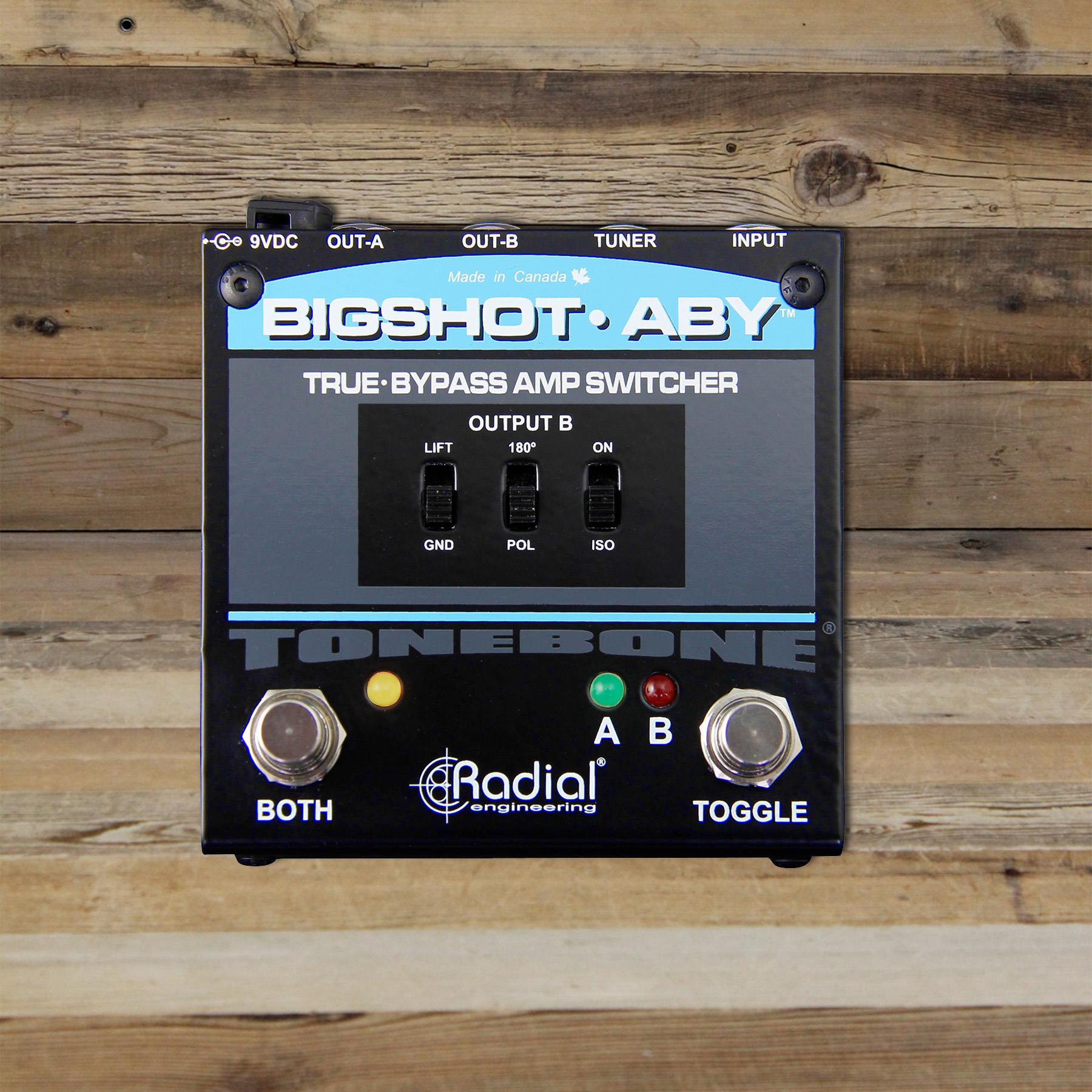 Open Box Radial Bigshot ABY True-Bypass Swtcher with LEDs – Pixel Pro Audio