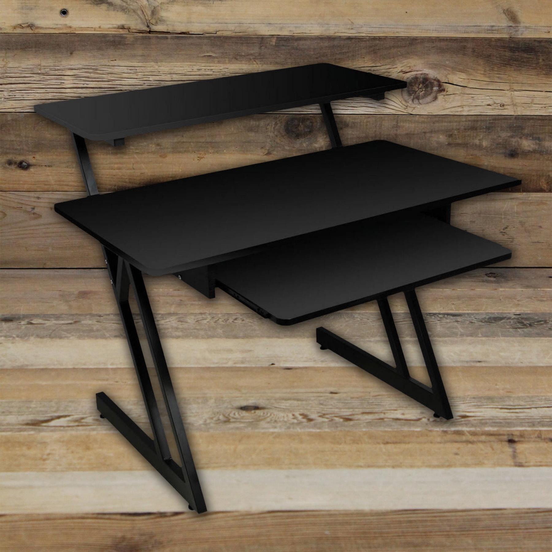 Open Box On-Stage WS7500B Black Workstation Studio Desk – Pixel Pro Audio