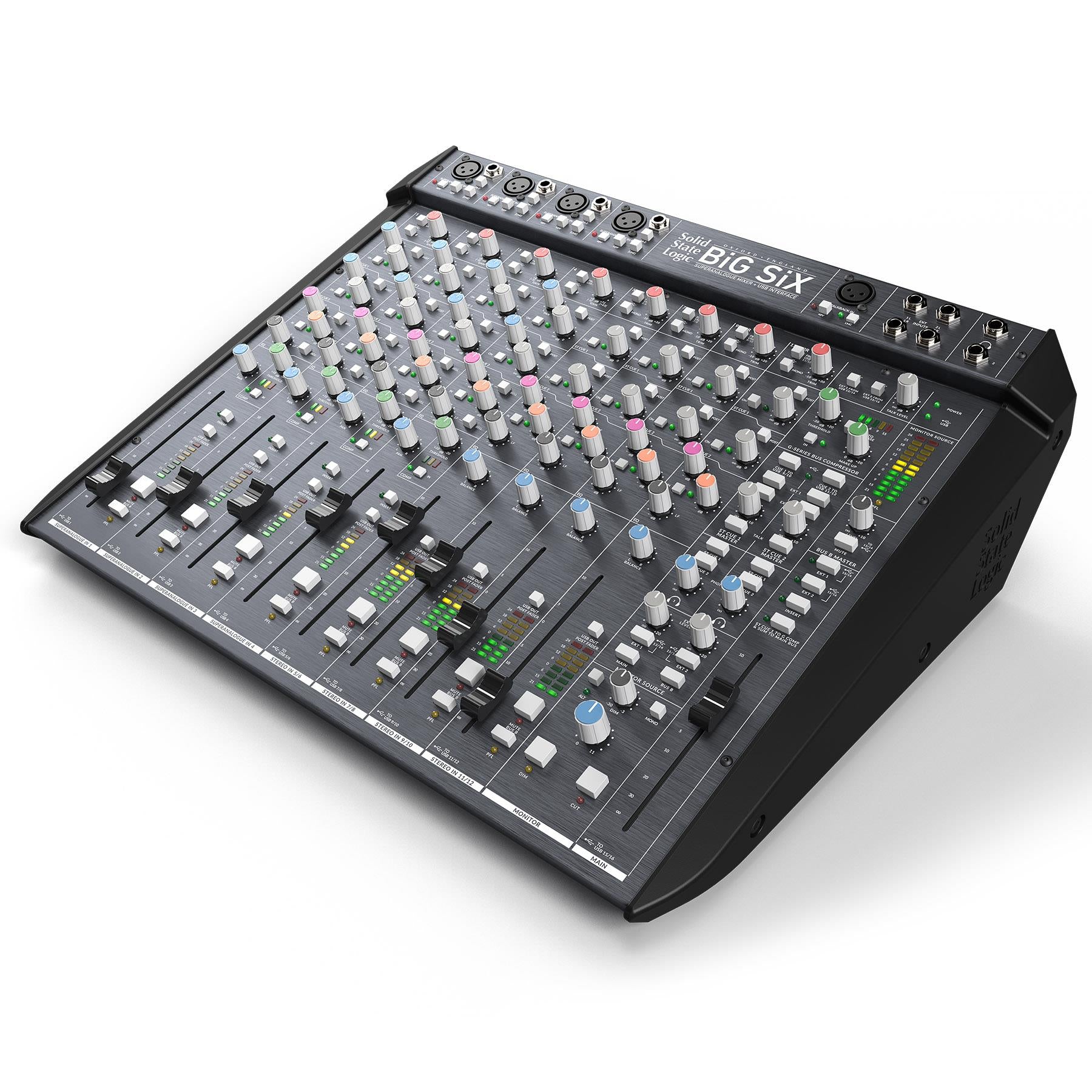 SSL BiG SiX Desktop Mixer & Audio Interface Studio Console with SSL Pr ...