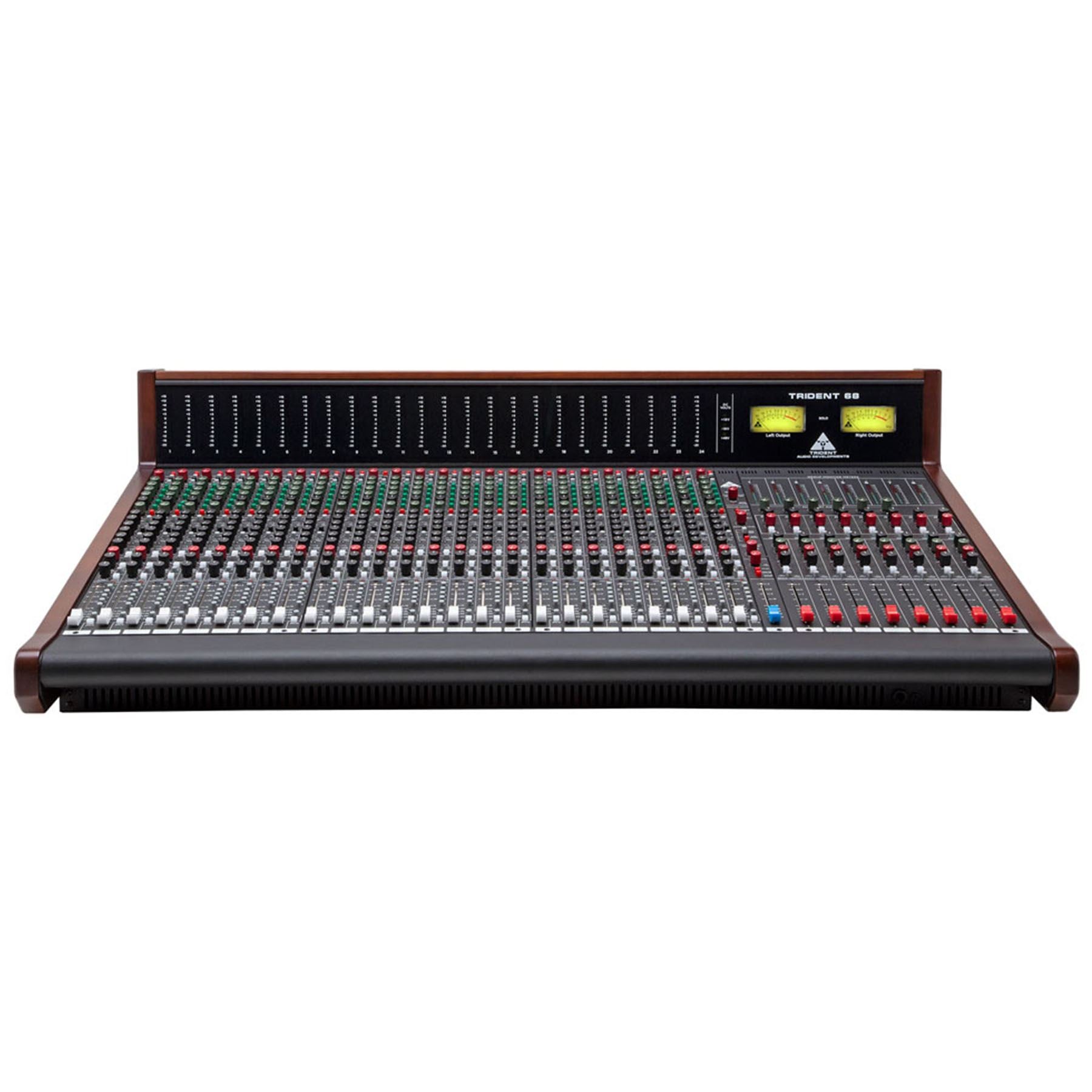 Trident Audio 68-24 24-Channel 8 Buss Studio Console with LED Meter Br ...