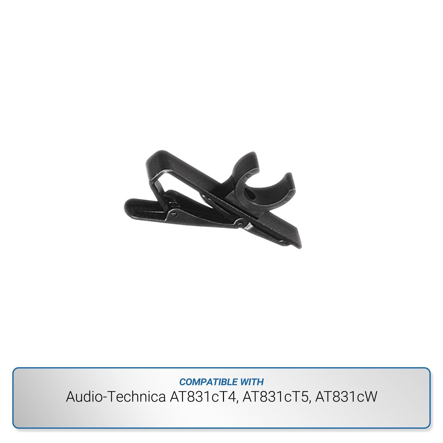 Audio-Technica Lavalier Clip compatible with AT831cT4, AT831cT5, AT831 ...