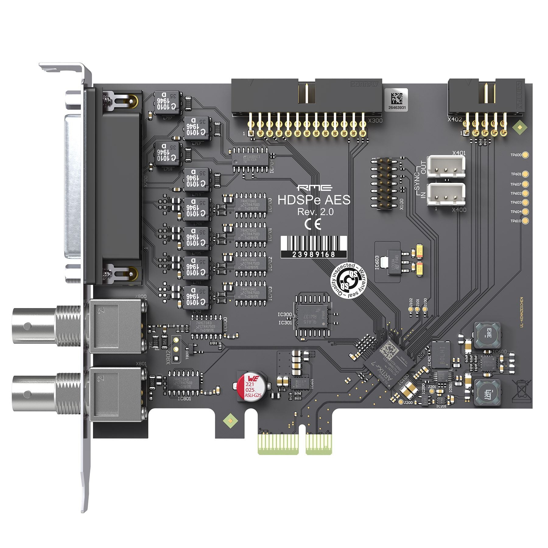 RME HDSPe AES 32-Channel AES/EBU PCI Express Card – Pixel Pro Audio
