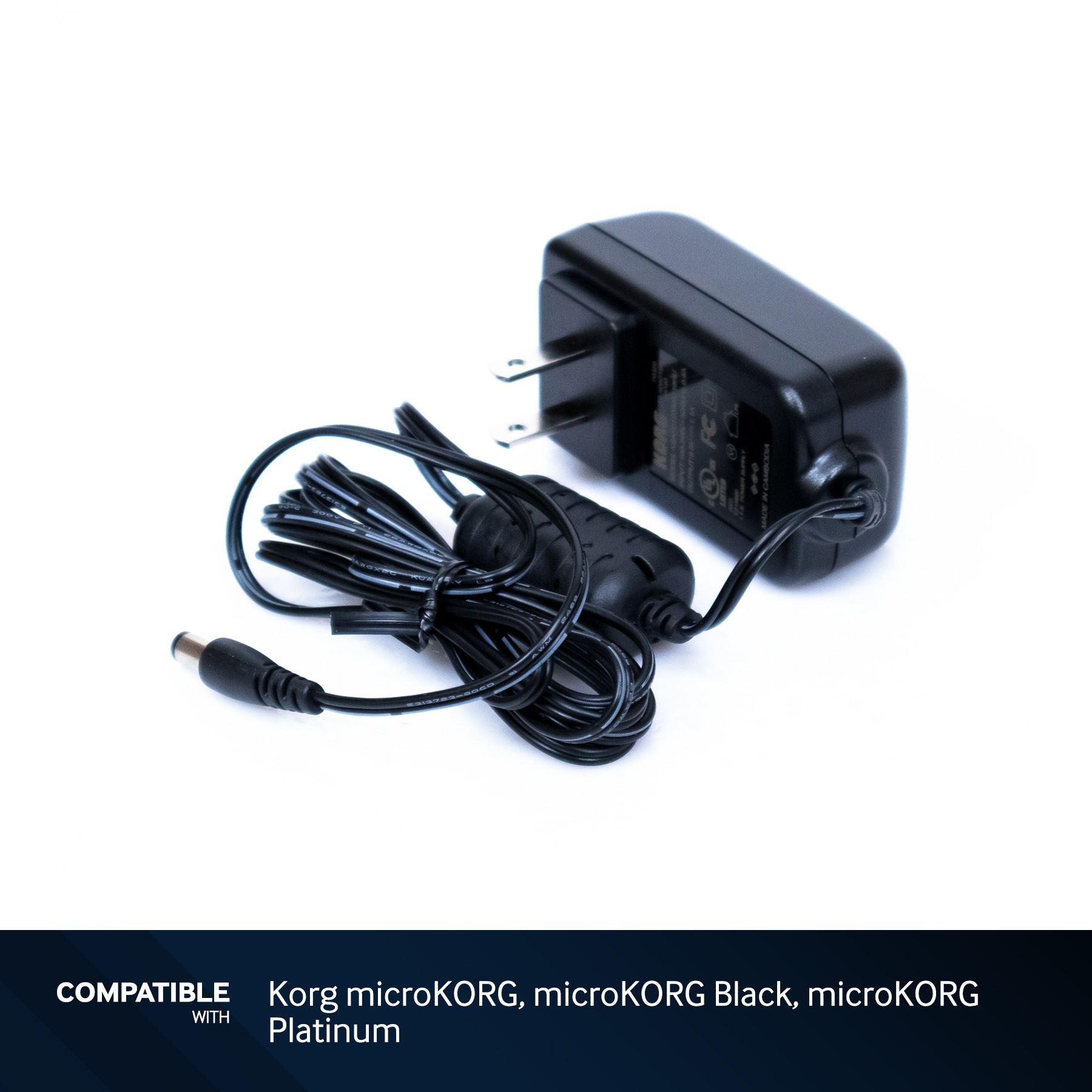 Korg Power Supply Adapter for microKORG, microKORG Black, microKORG Pl ...