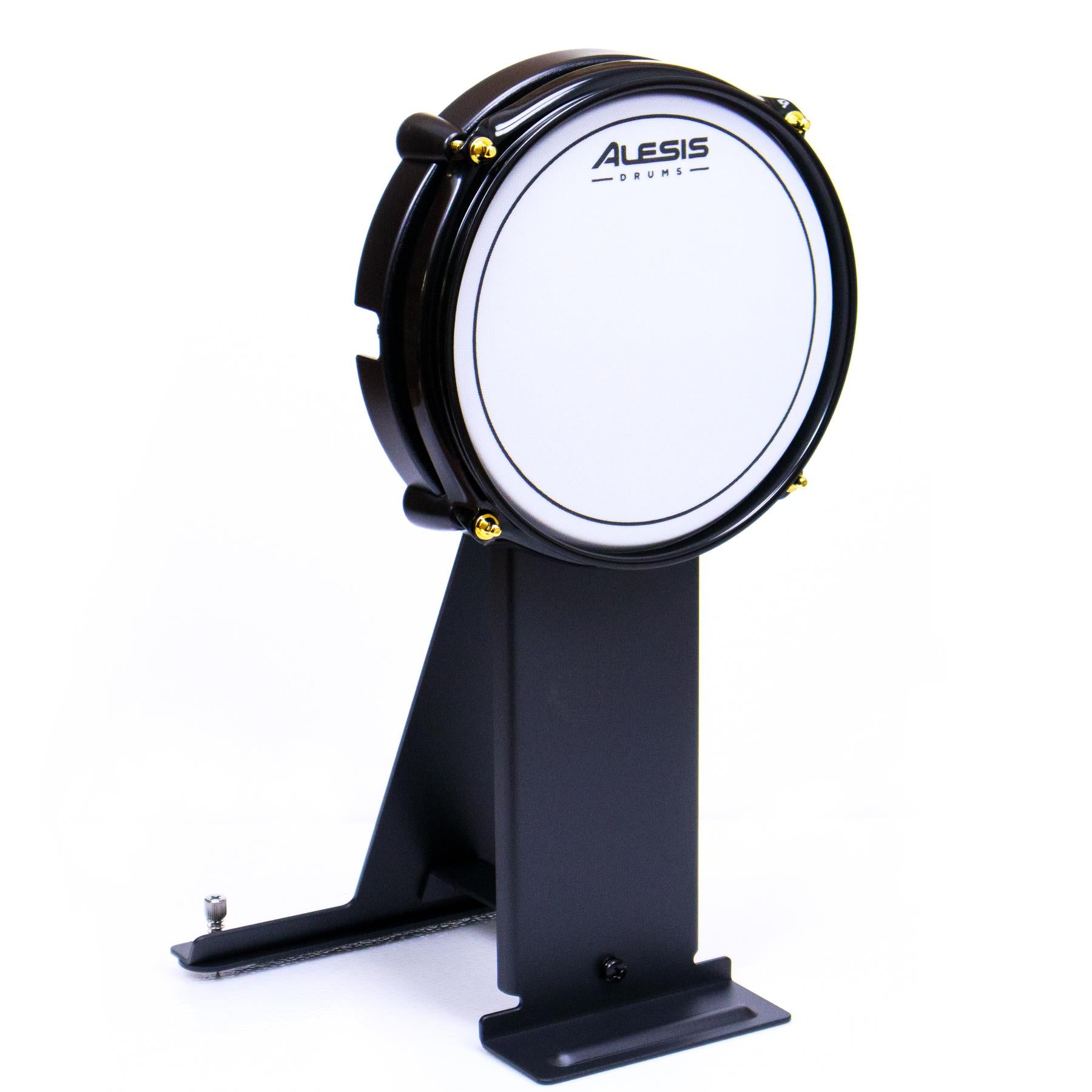 Alesis 8" White Mesh Head Bass/Kick Pad with Stand for Electronic Drum ...