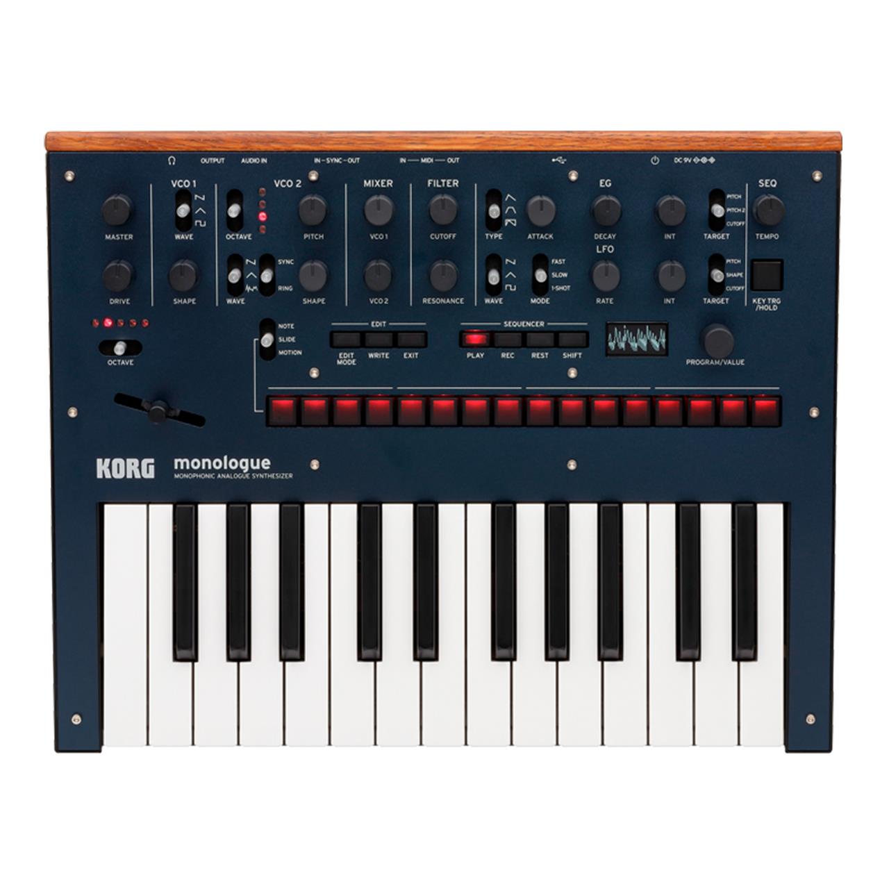 Korg Blue Monologue 24-Key Monophonic Analog Synthesizer – Pixel Pro Audio