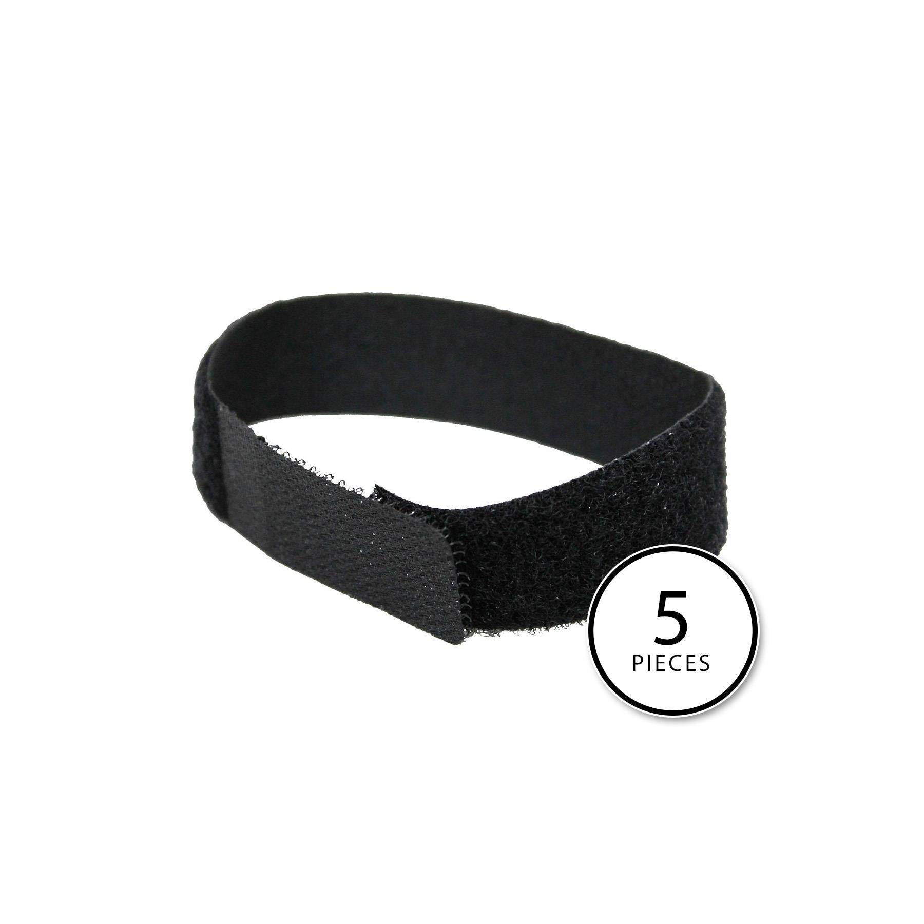 5-pack Black Alesis Hook & Loop Cable Tie Down Straps – Pixel Pro Audio