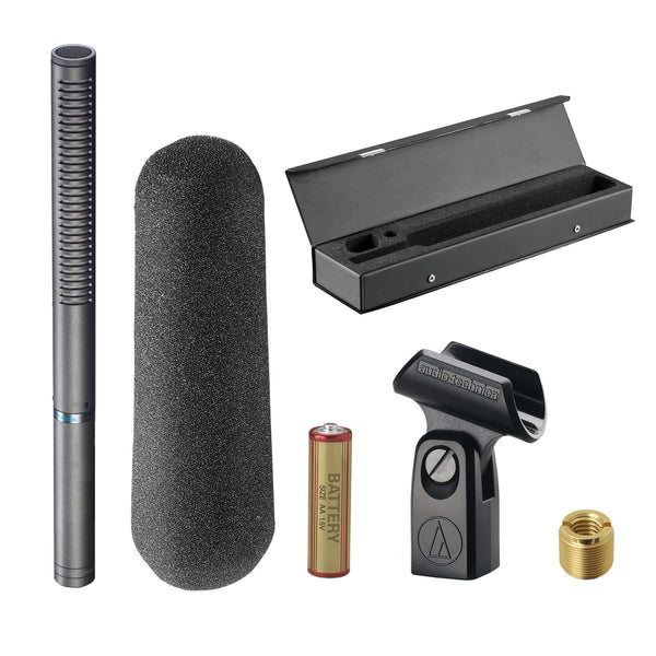 Audio-Technica AT897 Line + Gradient Shotgun Microphone - AT-897 Mic ...