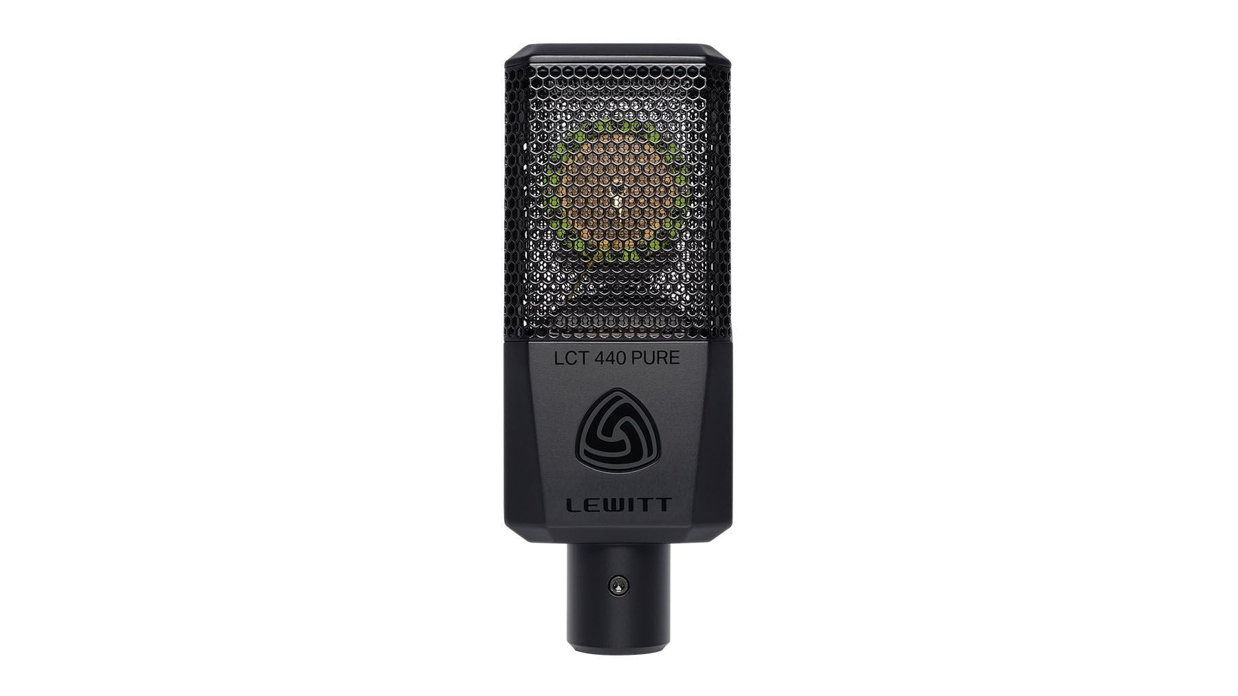 Lewitt LCT-440 Pure Microphone with 20-foot XLR Cable & Pop Filter Bun ...
