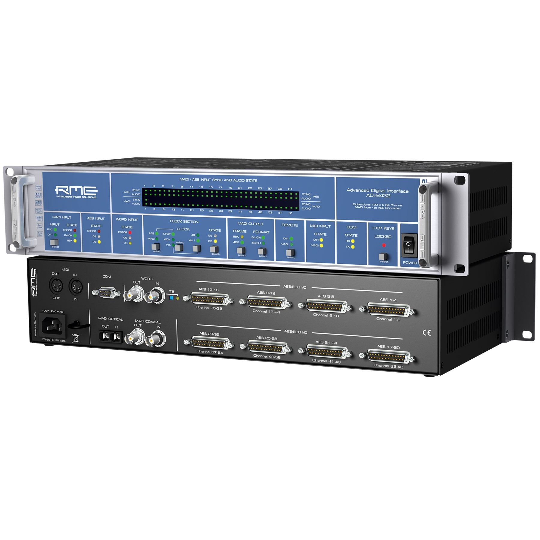 RME ADI-6432 Redundant Bidirectional 64-Channel MADI/AES Format Conver ...